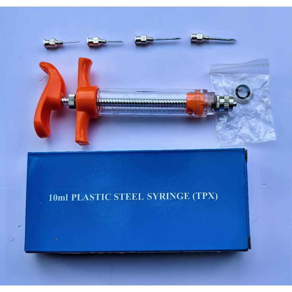 1 piece Meka plastic pump 10 ml, 1 needle 7, 1 needle 9, 1 needle 12, 1 ...