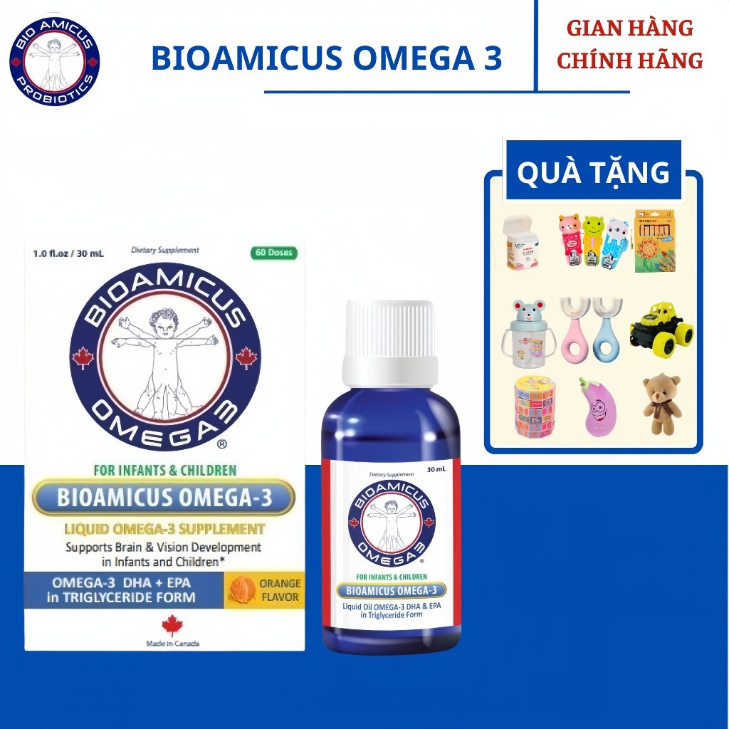 Bioamicus DHA Omega-3 Drops Of Brain Development Comprehensive Physical ...