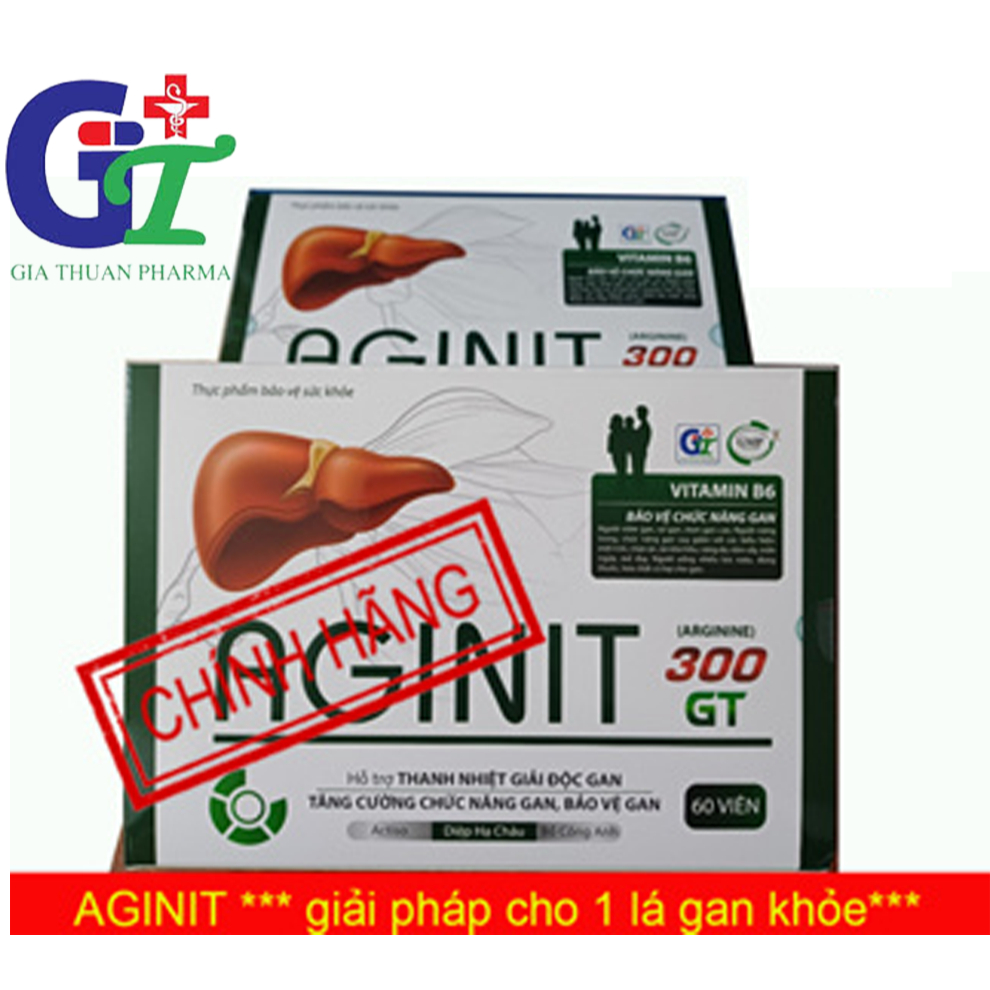 2 Boxes - Liver Protection AGINIT (ARGININE) 300 GT + SHOP Gifts - Heat ...