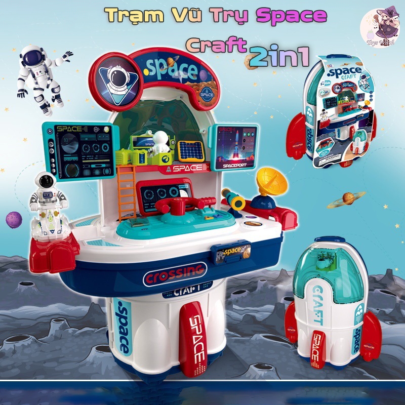 NASA Rocket Sapce Craft Expedition Spaceship Toy Transforming High-End ...