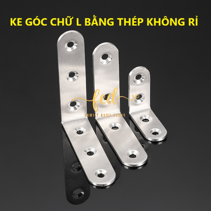 Combo of 10 - L-shaped corner brackets, straight brackets, T-shaped ...