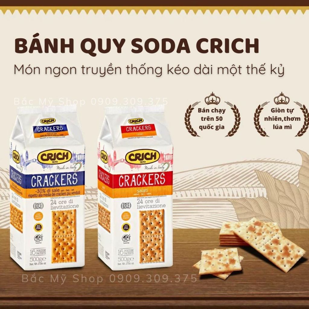 | Crispy Biscuits With 2 Flavors Of Italian Crich Crackers 500g ...