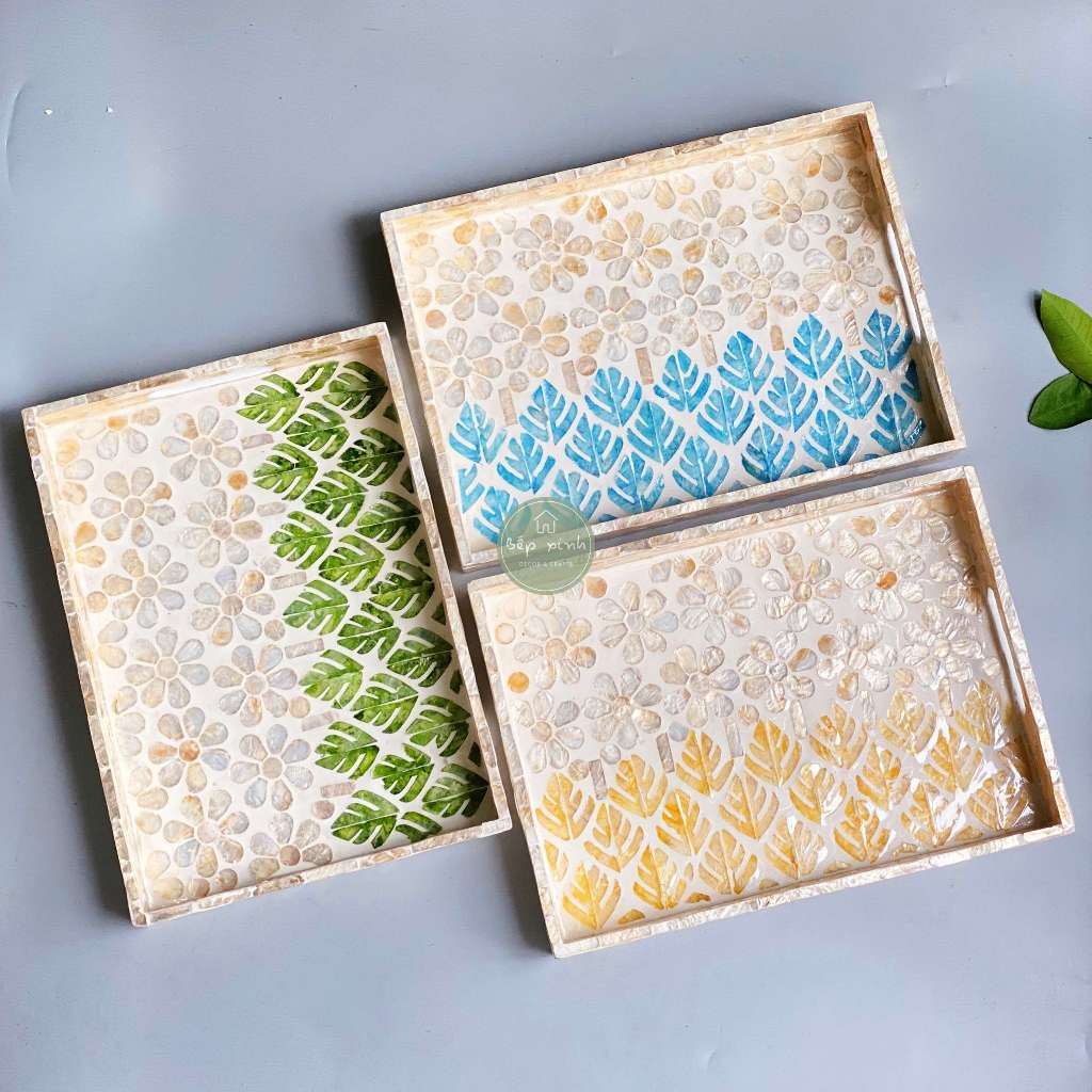Beautiful Kitchen High-Quality Mosaic Tea Tray for Fruits and Jewelry ...