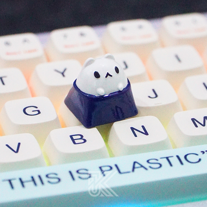 Adorable Kitten Keycap - Kitten Keyboard Button - Adorable Kitten Can't ...
