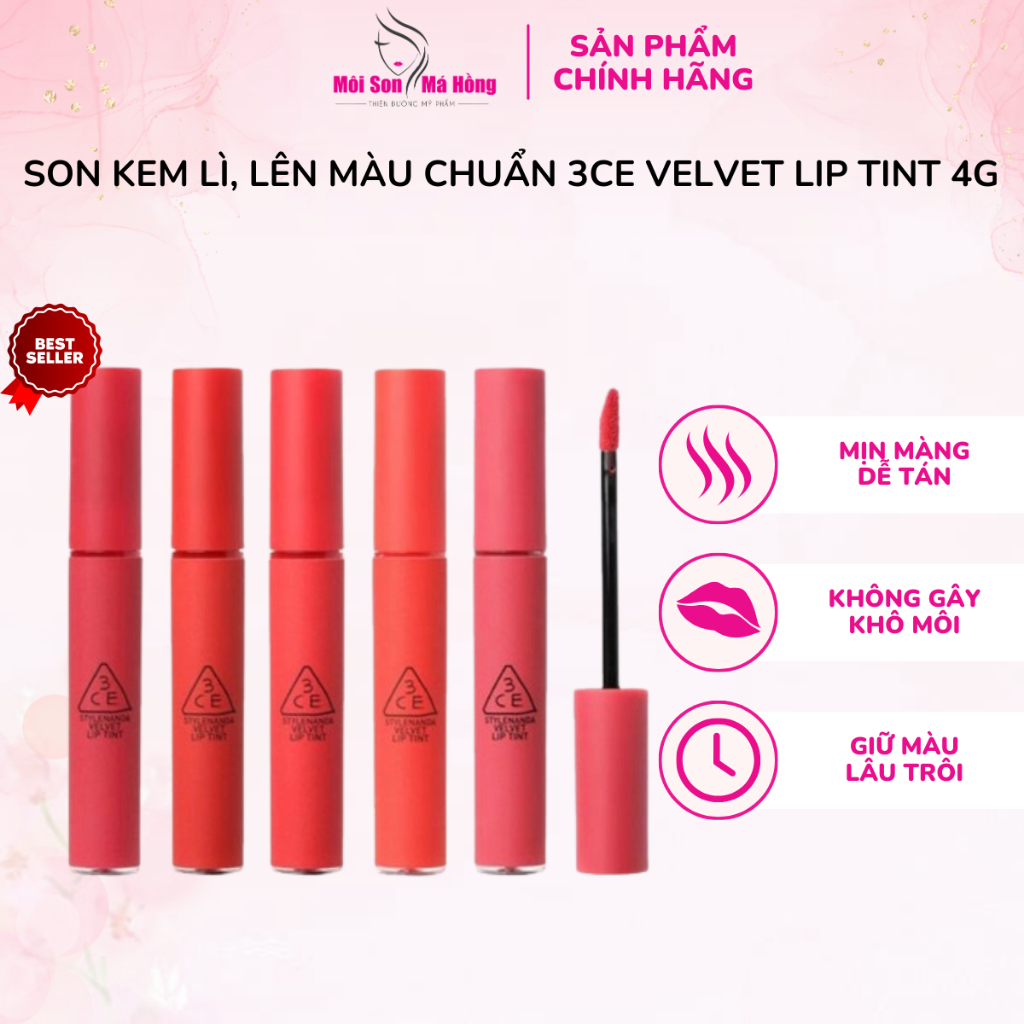 Genuine 3CE Velvet Lip Tint [Lip Lipstick Blush] | Shopee Malaysia