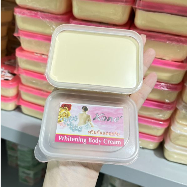 Kone body cream super whitening cream (100gr square jar) | Shopee Malaysia