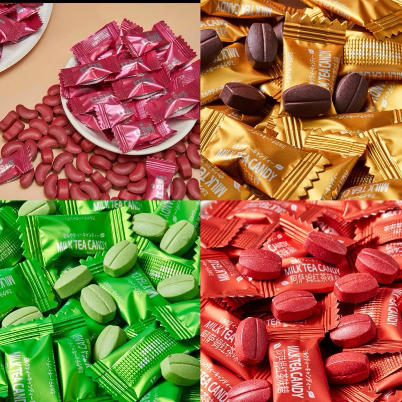 Assam Milk Tea Candy 4 flavors 100g, 500g bag | Shopee Malaysia