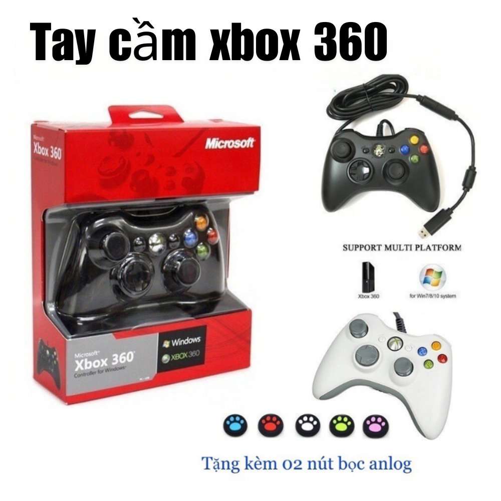 Xbox 360 wired game controller - Full Skill FO4 gaming - Vibration support - Controller for PC ...