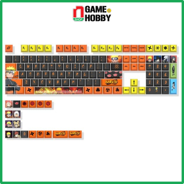 Keycap CHERRY PBT DYE-SUB For Mechanical Keyboard NARUTO SHIPPUDEN ...