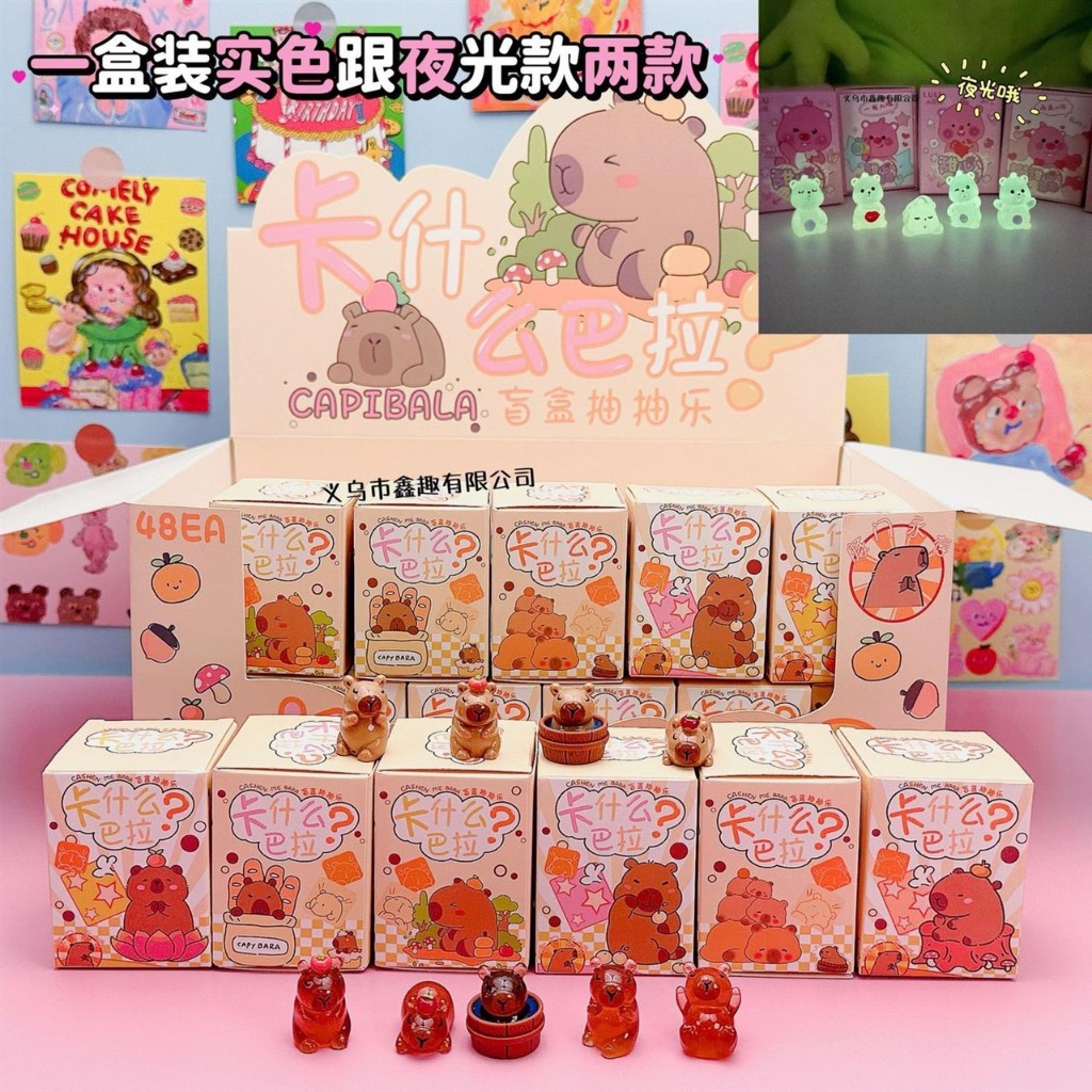 Full Set of 48 super cute loopy, capybara, sanrio mini blind boxes ...