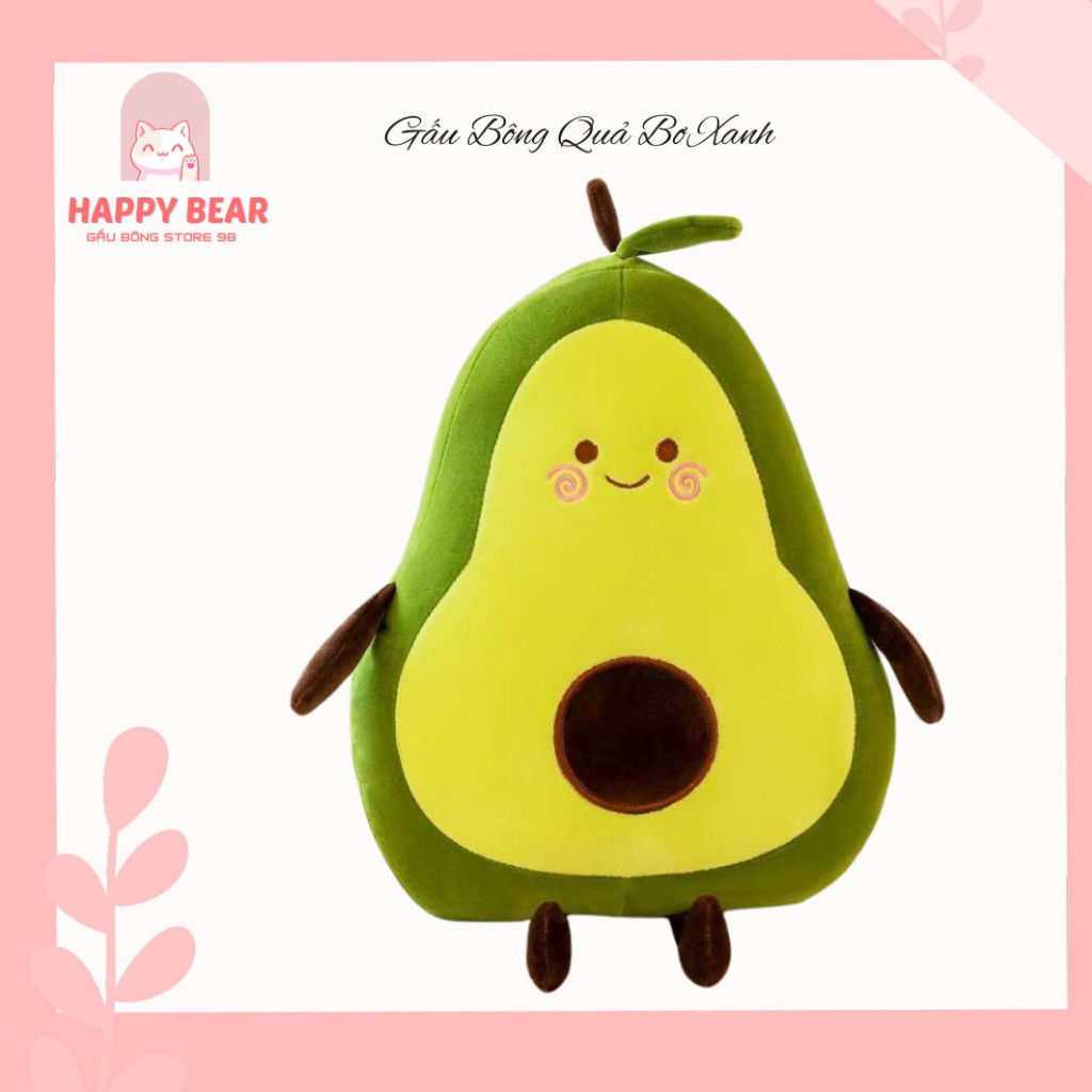 Avocado Teddy Bear, Cute Premium Stuffed Avocado New Model 2024 YUNOZA ...