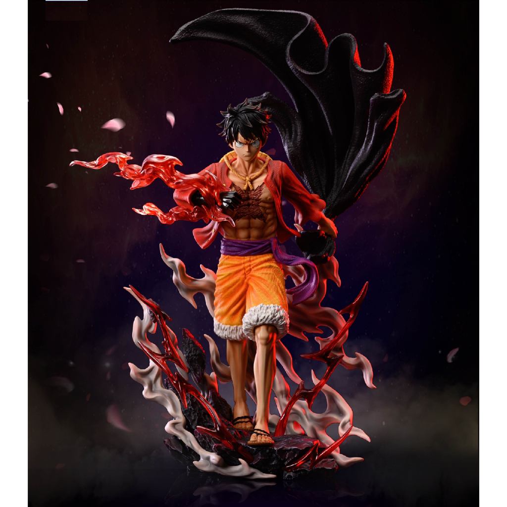Onepiece model - Luffy holding cape with effect base 28cm | Shopee Malaysia