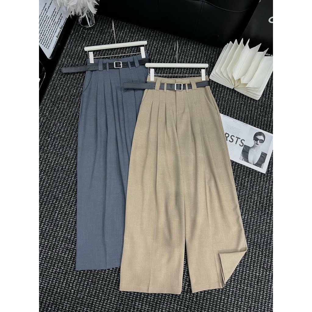 Office 2 mm long scratched material female wedge pants with 4 colors ...