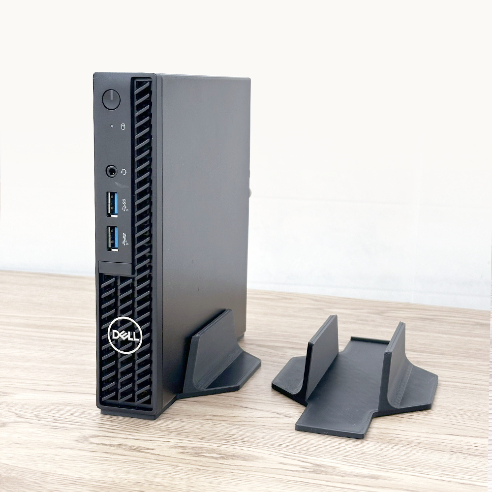 Stand stand for mini pc models such as Lenovo ThinkCentre, HP Elitedesk ...