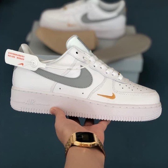 Air Force 1 Sneakers With Stilettos Heels In Gray Beautiful Version AF1 ...