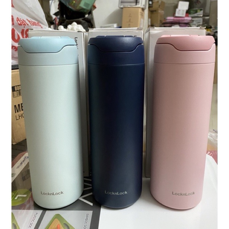 [LOCK&LOCK] Dandy ONE TOUCH TUMBLER Thermos Bottle 420ML - LHC3281 (New ...