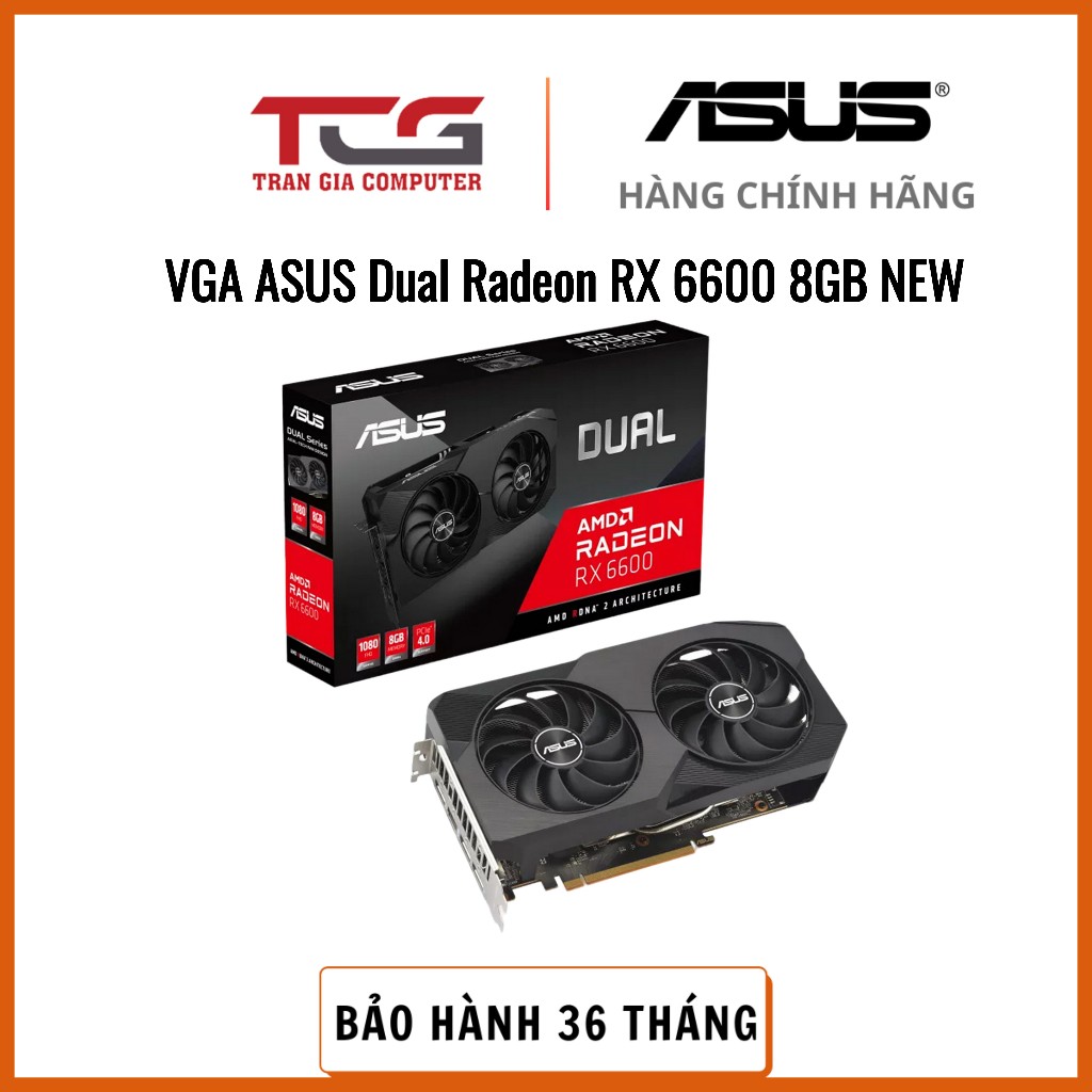 Asus Dual Radeon RX 6600 V2 8GB Video Card ( GDDR6/ HDMI/ DP) | Shopee ...