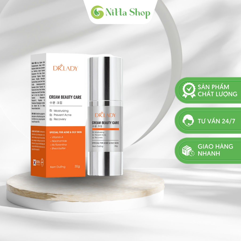 Dr.lady Cream Beauty Care Moisturizer for oily and acne-prone skin ...