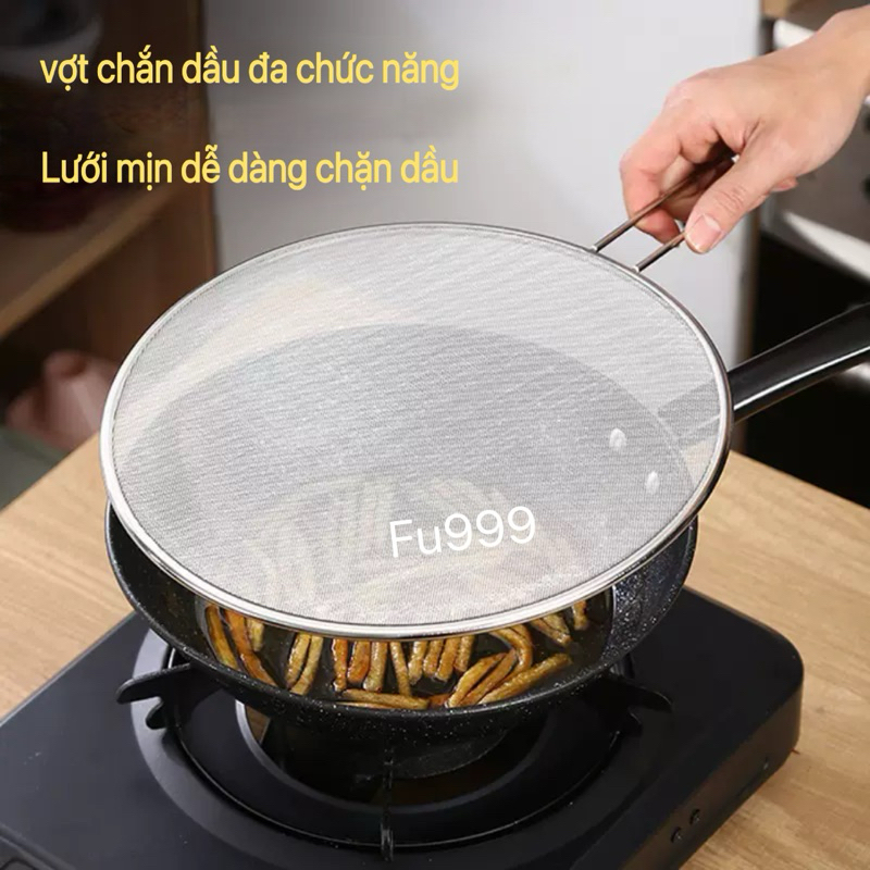 Grease shield from high-quality stainless steel pan, multi-purpose ...