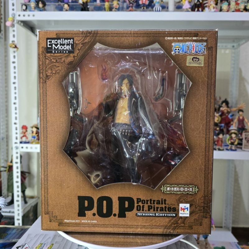 [Genuine] One Piece Portgas D Ace Pop Strong World Edition Megahouse ...