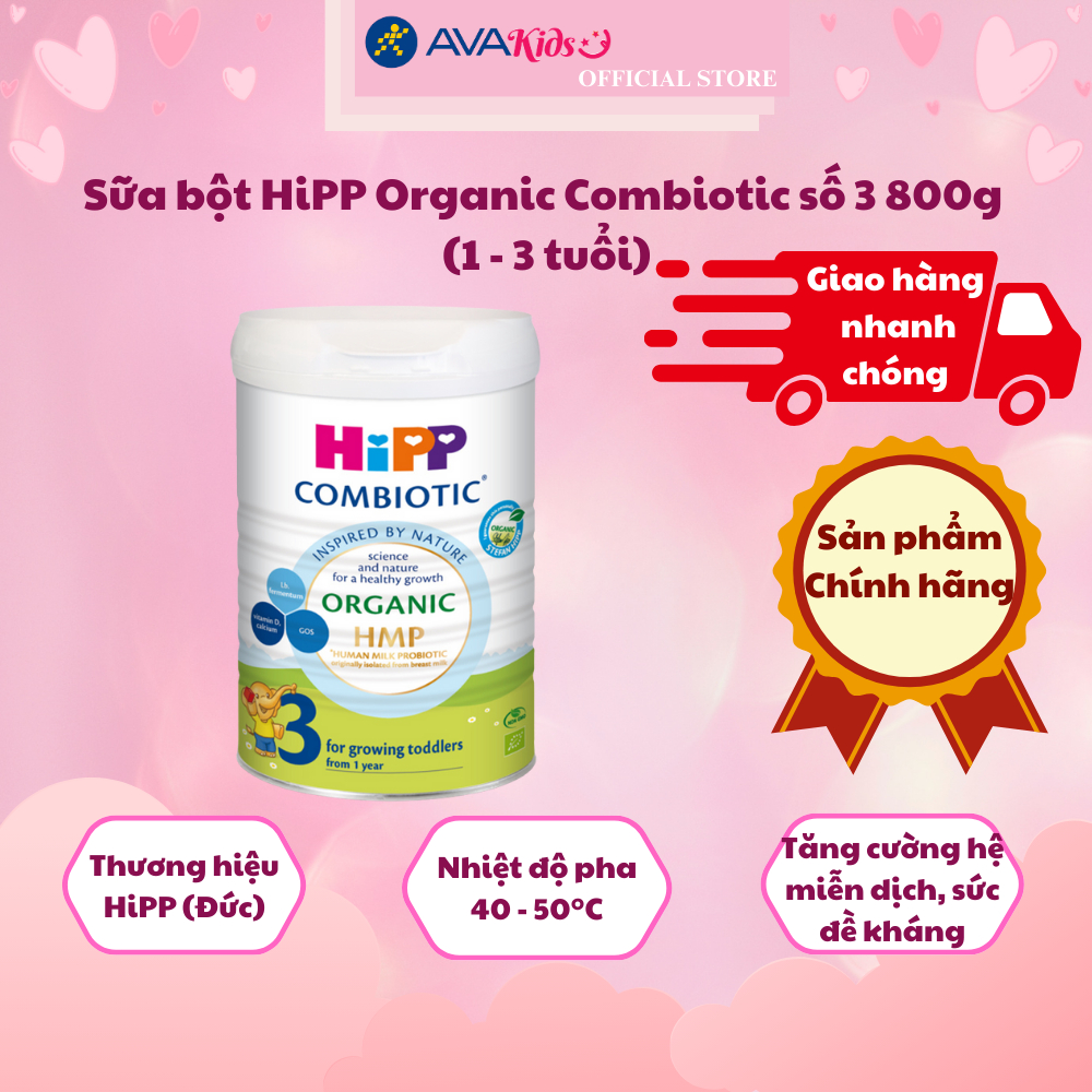 Hipp Organic Combiotic powder milk No. 3 800g (1-3 years old) | Shopee ...