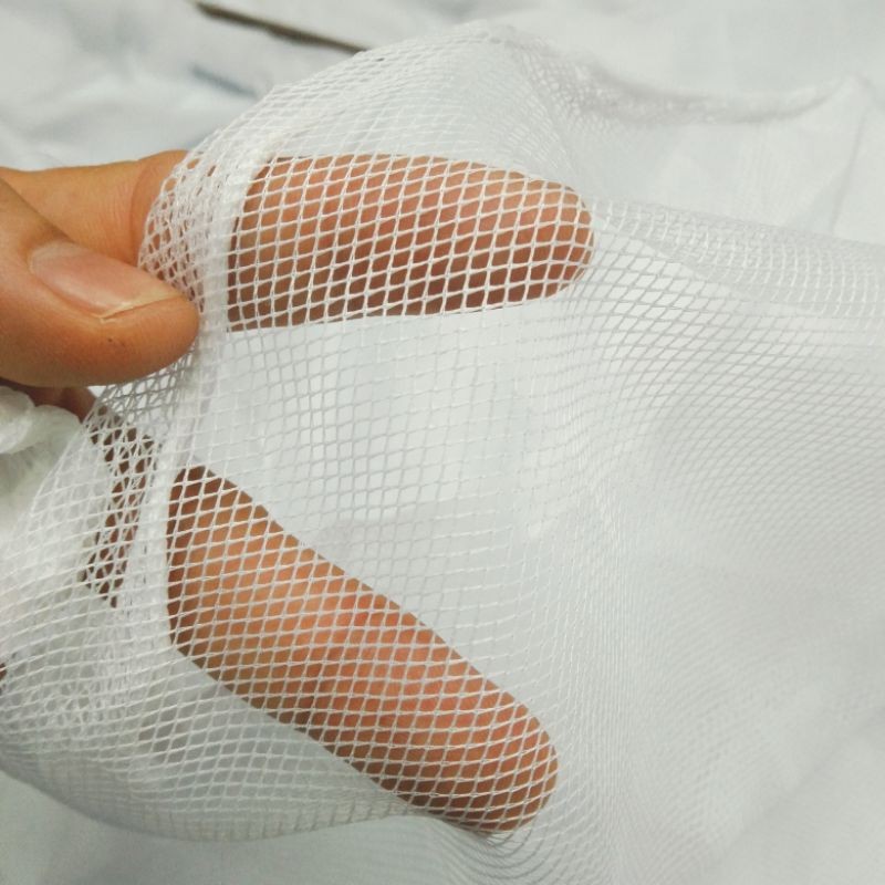 White Mosquito Repellent Fabric 1M8 Long Size | Shopee Malaysia
