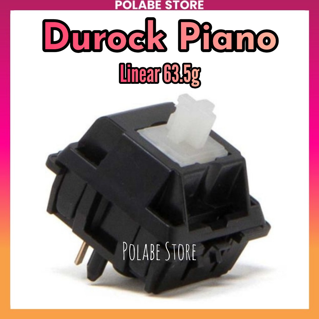 Durock Piano Pom linear switch mechanical keyboard switches Polabe ...