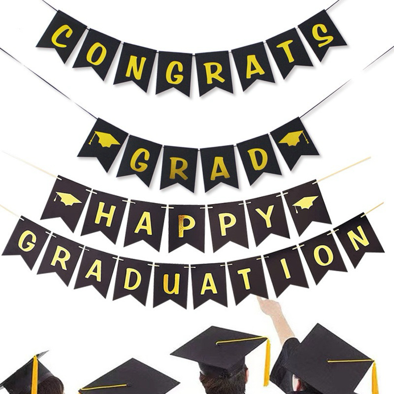 HAPPY GRADUATION FLAG - HAPPY GRADUATION | Shopee Malaysia