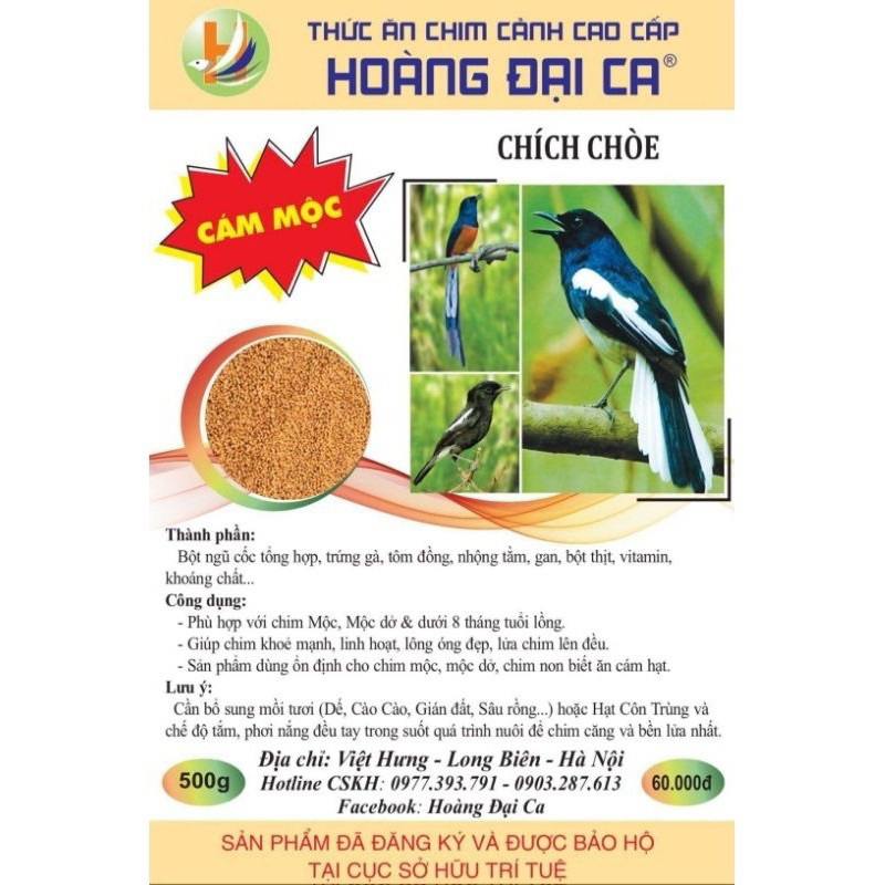 Moc Bran 500g Hoang Dai Ca Magpie Bran, Moc Magpie used for Moc and Moc ...