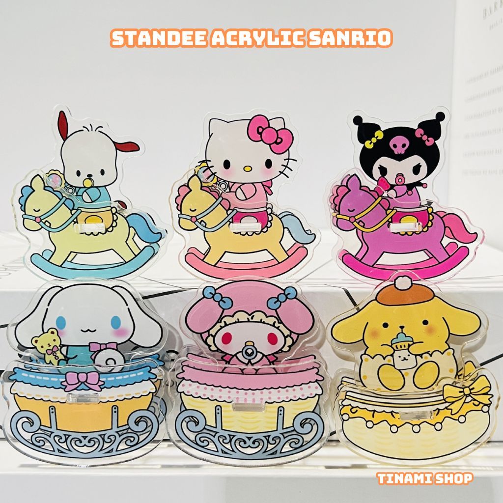 Sanrio standee acrylic Seesaw Model hello kitty pochacco kuromi ...