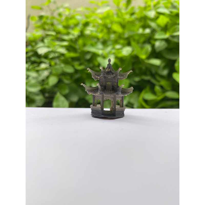 Sharp 3D printed octagonal Japanese hut model - Miniature decoration ...