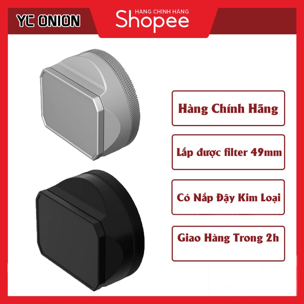 Yc Onion square Hood for X100, X100s, X100T, X100F, X100V, X70 with lid | Shopee Malaysia