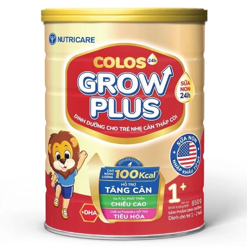 Colos Grow Plus 1+ Milk Powder 850g Nutricare | Shopee Malaysia