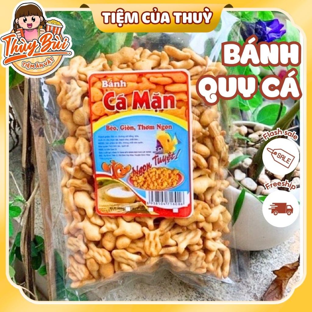 Salty Fish Biscuits 250G Bag, Delicious Buttermilk Fish Biscuits, Thuy ...