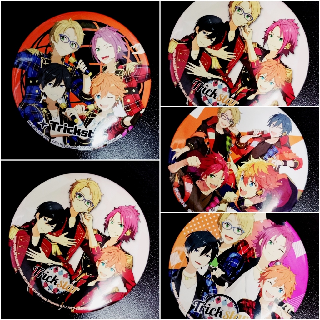 Compilation of Bonus Unit Trickstar badges from Official Ensemble Stars ...