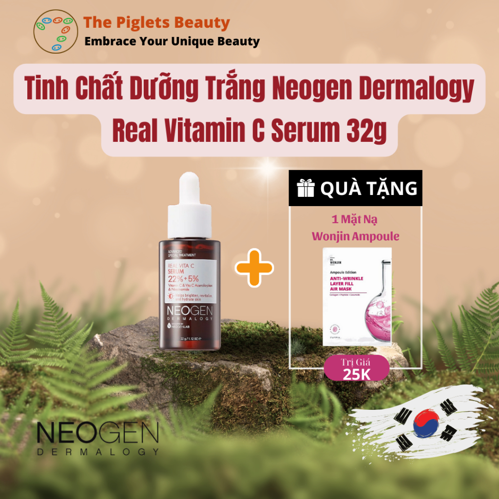 [Buy 1 Get 1 Free] Vitamin C 22% SAP + 5% Niacinamide Neogen Dermalogy Real Vita C Matte Serum ...