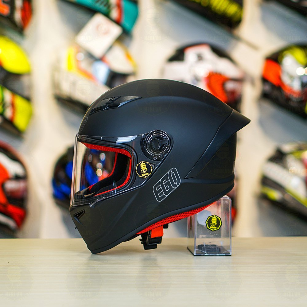 Ego E7 Fullface Hat Matte Black (Price Includes VAT) | Shopee Malaysia