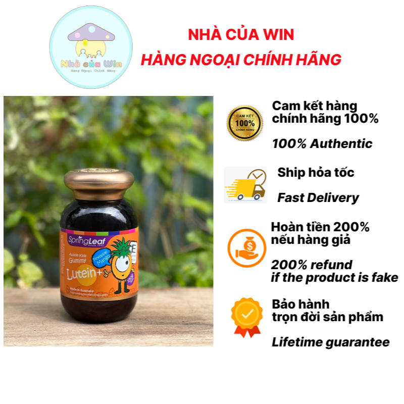 Springleaf lutein eye-boosting gummies for children from 2 years old ...