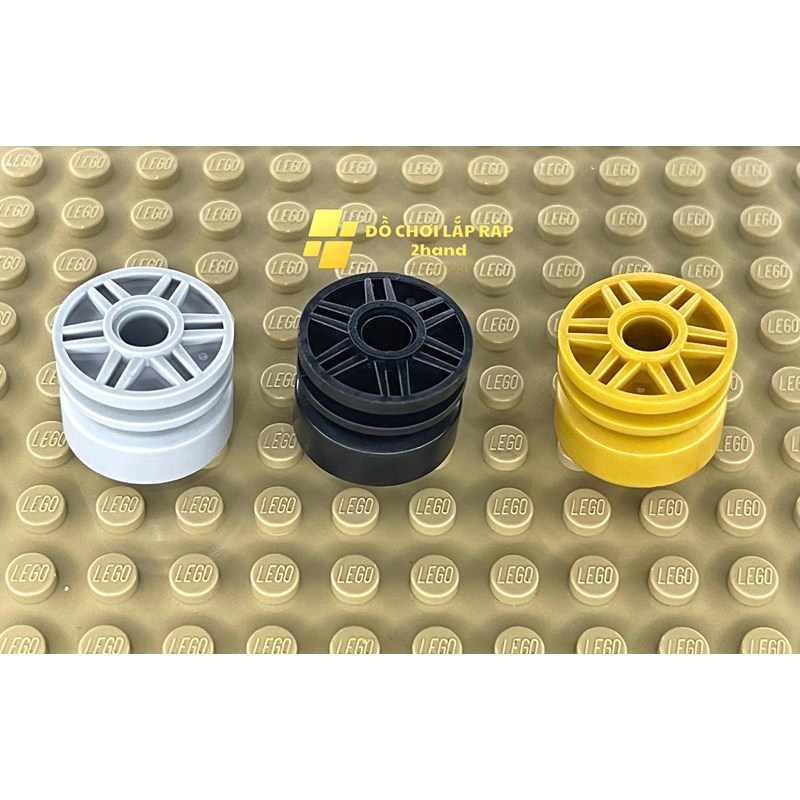 Genuine Assembled Brick Rim, Wheel 18mmx14mm Round Hole Axis - Moc ID ...