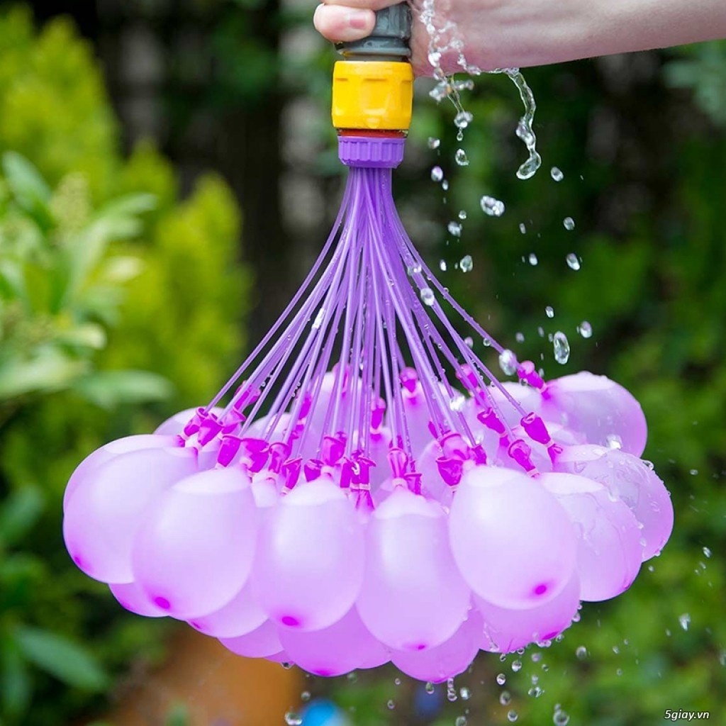 100 Ball Water Balloons, Water Balloons Are Pre-Installed Into 3 Beams ...