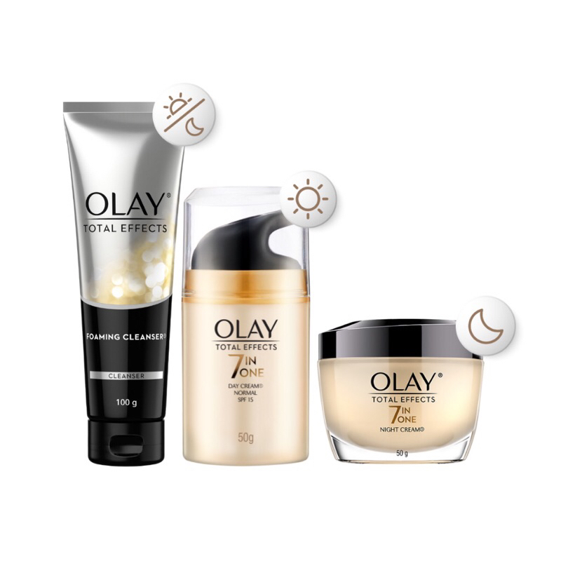 Combo Day & Night Moisturizer + Restorative Facial Cleanser & Slows ...