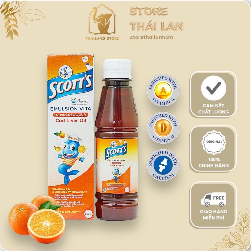 [GENUINE] Scott's Thai Fish Syrup Helps Eat Deliciously and Absorb ...