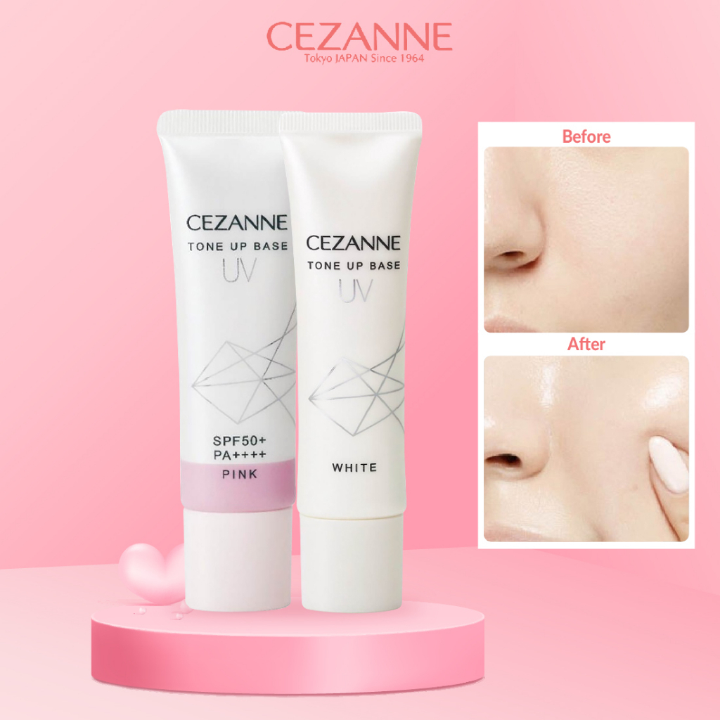 Cezanne Sunscreen and Alcohol-Free Tone Up Base Cezanne Tone Up Base ...