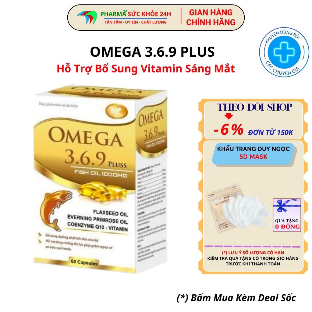 Omega 369, Omega 3-6-9 Pluss Pills Support Blood Cholesterol Reduction ...
