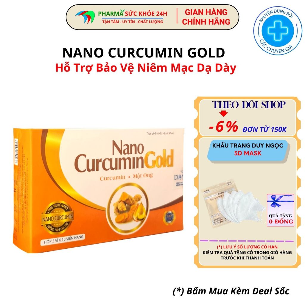Nano Curcumin Gold Tablets Help Reduce Symptoms of Stomach and Duodenal ...