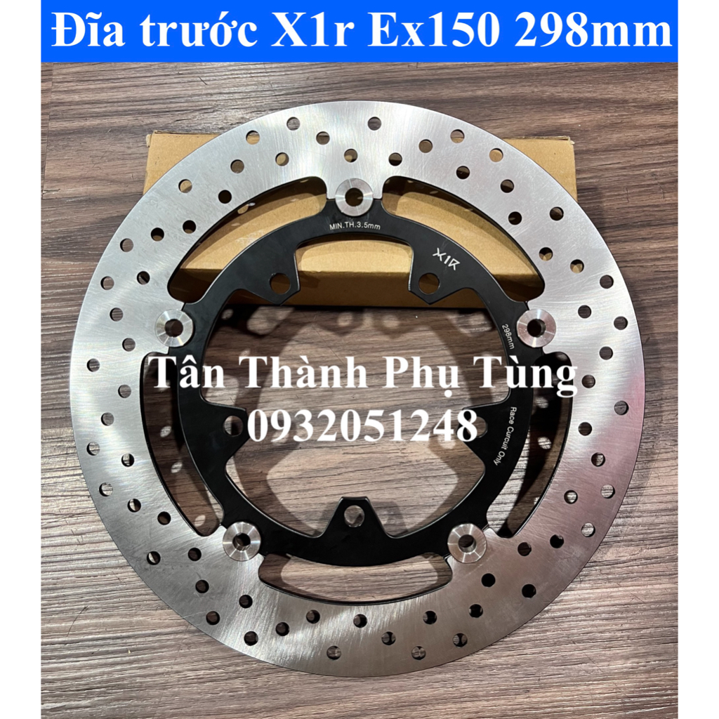 Front Disc X1R Exciter 150 5 Holes size 298mm 3.5mm Thick (R3 LC150 ...