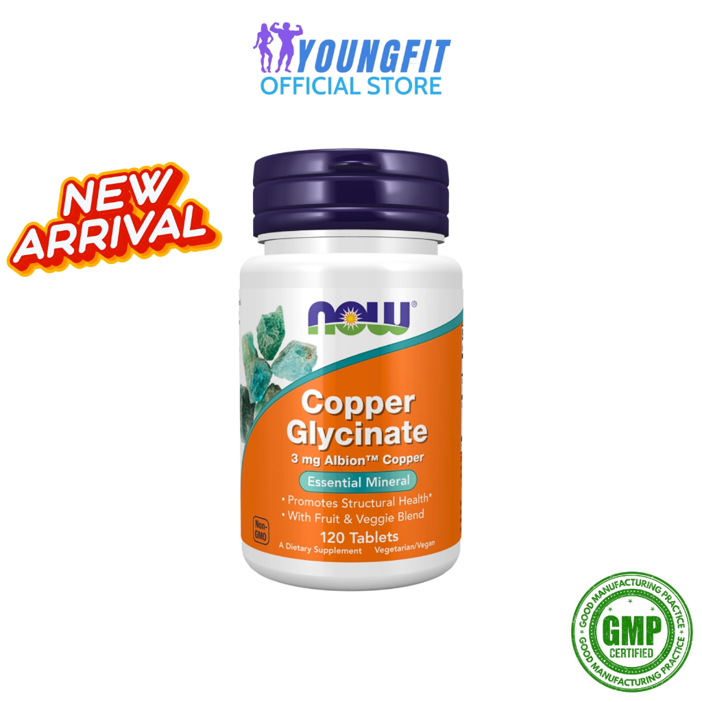 Copper Bisglycinate NOW Pills Enhance Nerve Function and Balance ...