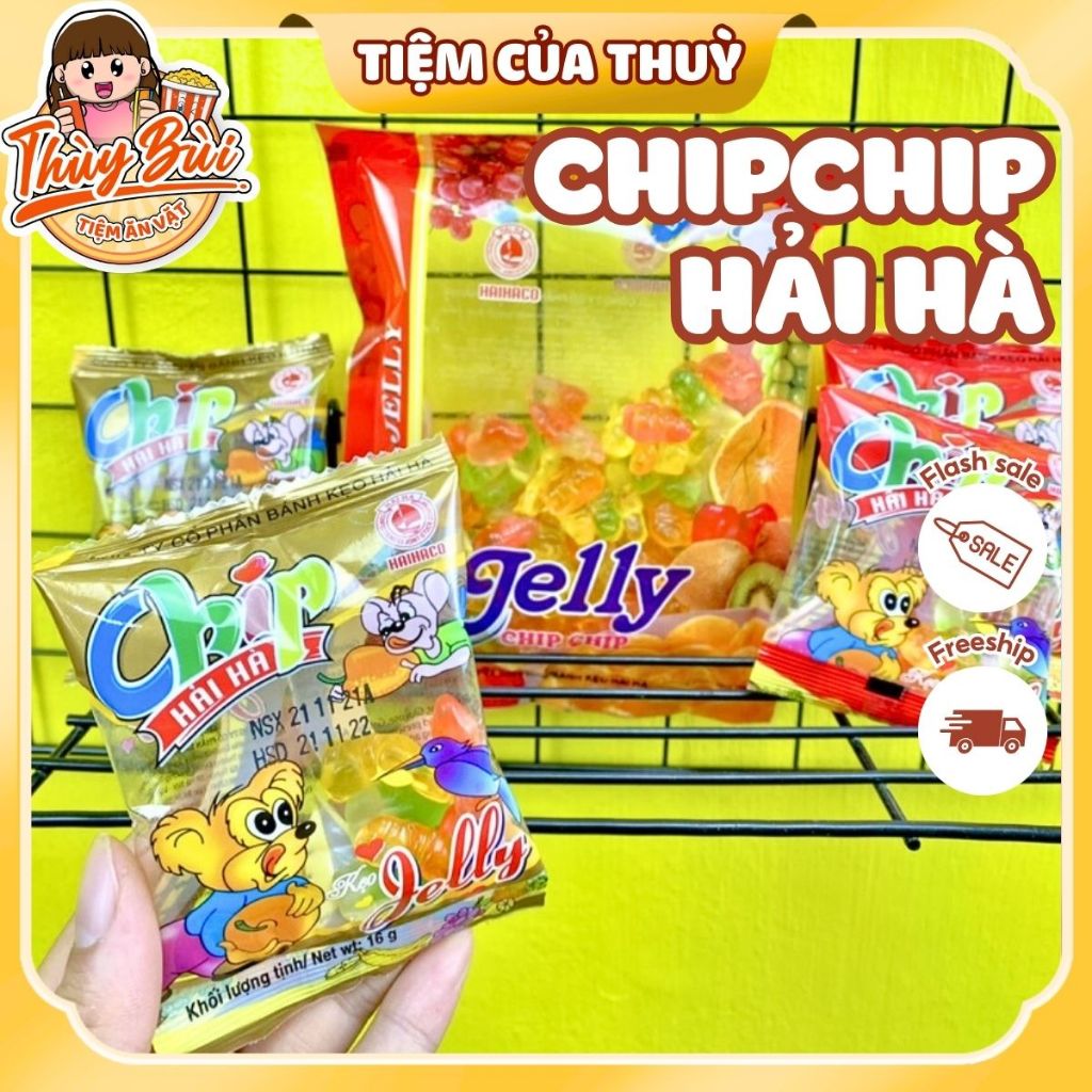 Set of 10 Hai Ha ChipChip Jelly Packs, ChipChip Gummy Candy, Childhood ...