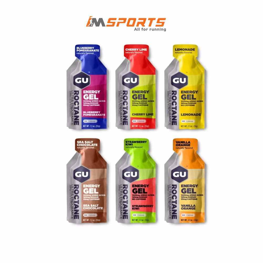 Energy Gel, GU ROCTANE Energy Running Gel - Supplement Energy during ...