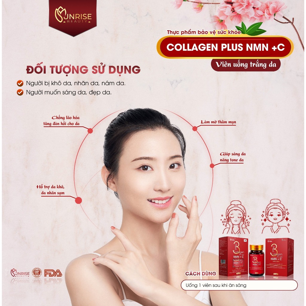 (Genuine) Collagen PLUS MNM C+ Whitening Oral Tablet (30v box) | Shopee ...